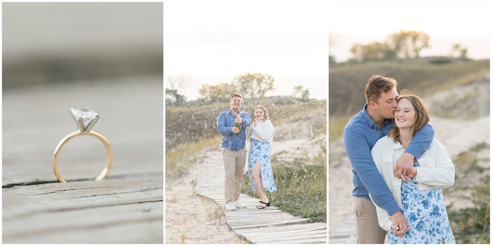 Sheboygan Engagement Session || Kohler Andrae State Park