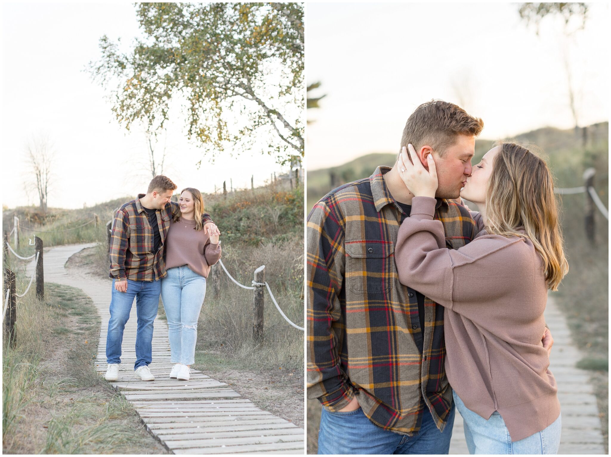 Sheboygan Engagement Session || Kohler Andrae State Park