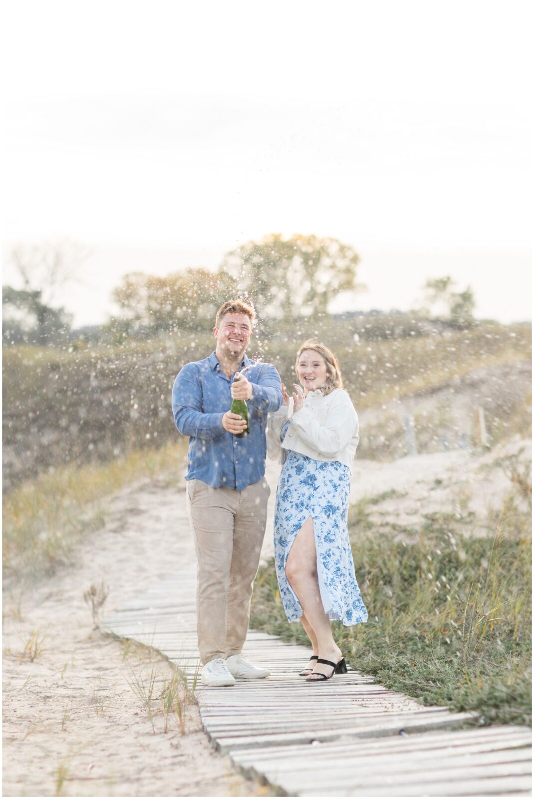 Sheboygan Engagement Session || Kohler Andrae State Park