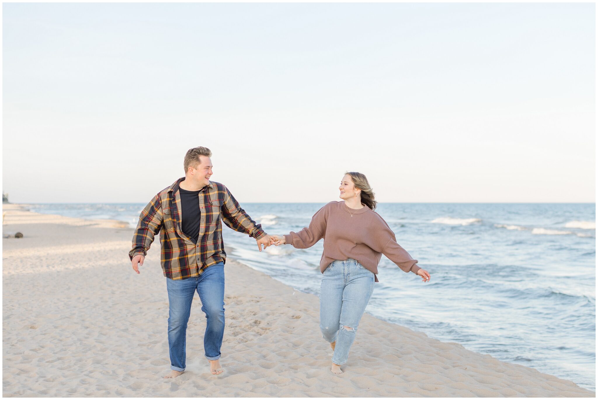 Sheboygan Engagement Session || Kohler Andrae State Park