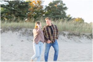 Sheboygan Engagement Session || Kohler Andrae State Park