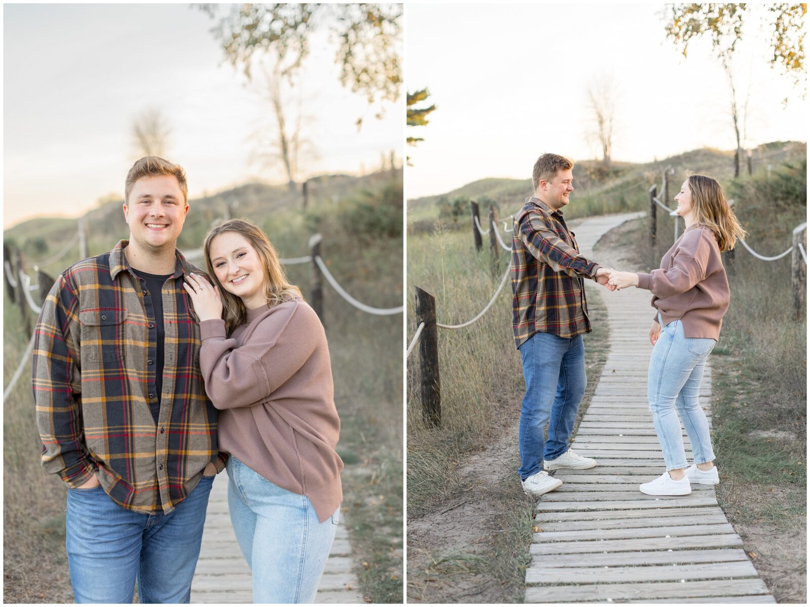 Sheboygan Engagement Session || Kohler Andrae State Park