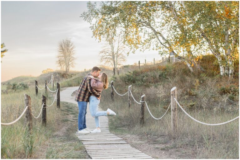 Sheboygan Engagement Session || Kohler Andrae State Park
